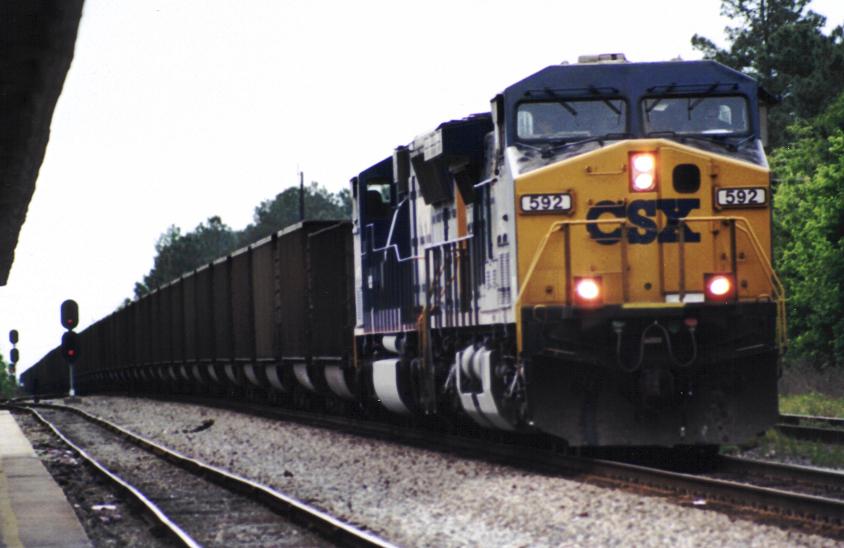Northbound empty Hopper Train